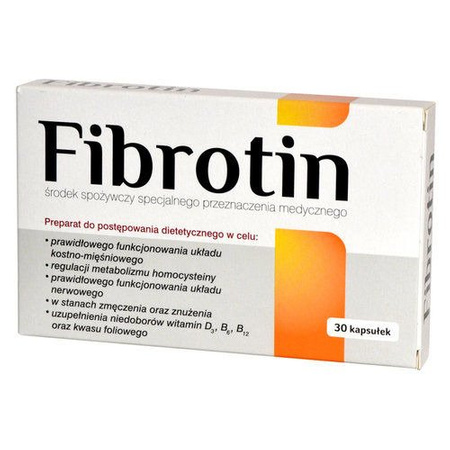Fibrotin 30 kapsułek | APTEKA \ LEKI I SUPLEMENTY \ ODPORNOŚĆ: WITAMINY ...
