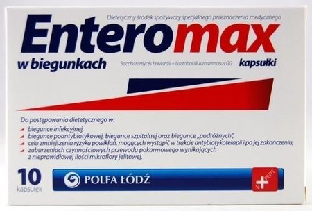 Enteromax x 10 kaps. | APTEKA \ LEKI I SUPLEMENTY \ UKŁAD POKARMOWY ...