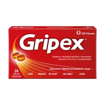 Gripex tabl.*24 | PRZEZIĘBIENIE | Apteka CURATE w Lublinie