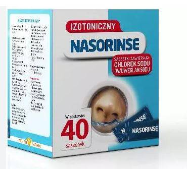 Nasorinse Izotoniczny zestaw uzupełniający * 40 saszetek | aptekacurate.pl