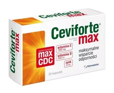 Ceviforte Max 30 kapsłek | aptekacurate.pl