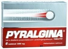 Pyralginum 500mg, 6 tabletek | aptekacurate.pl