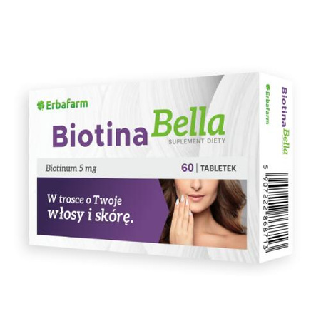 Biotyna Bella 60 tabletek | PIELĘGNACJA \ KOSMETYKI DO WŁOSÓW ...