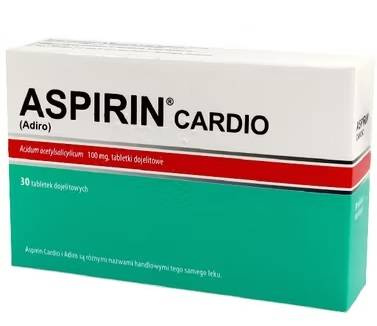 Aspirin Cardio 100mg, 30 tabletek dojelitowych IM | aptekacurate.pl