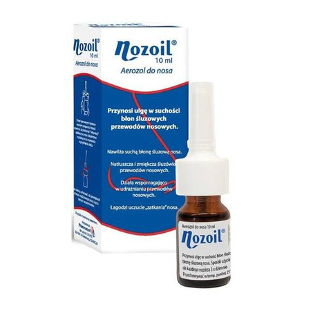 NOZOIL AEROZOL DO NOSA 10ML AEROZOL DO NOSA - | aptekacurate.pl