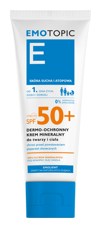 EMOTOPIC Dermo Ochronny Krem MINERALNY SPF 50+ 75 ml | PIELĘGNACJA ...