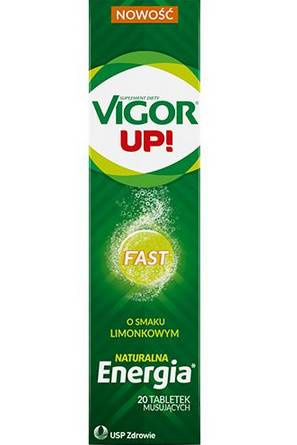 Vigor UP! Fast limonka tabletki musujące *20 | aptekacurate.pl