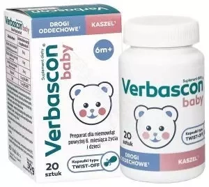 Verbascon Baby 20 kapsułek twistoff data ważności 2024/01 ...
