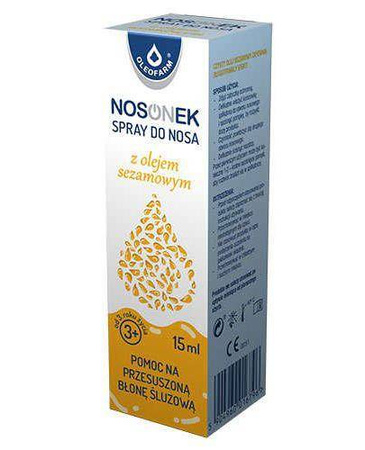 Nosonek Spray do nosa z olejem sezam 15ml | PRZEZIĘBIENIE \ KATAR/ ZATOKI | Apteka CURATE w Lublinie