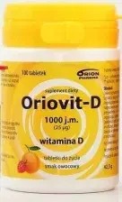 Oriovit-D 1000 j.m. (25mcg) 100 tabletek do ssania, | APTEKA \ LEKI I ...