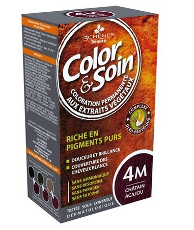 COLOR & SOIN Farba do włosów 4M, 135 ml | aptekacurate.pl