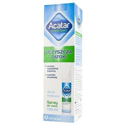 Acatar Hipertonic, spray do nosa 100 ml | APTEKA \ LEKI I SUPLEMENTY \ DOLEGLIWOŚCI \ ZDROWE ...