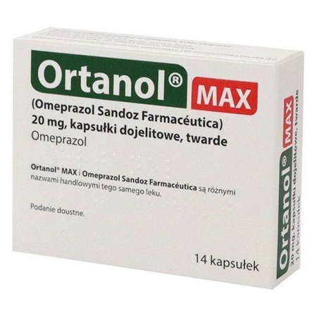 Ortanol Max kaps.dojel.tw.20mg *14 IRD | aptekacurate.pl