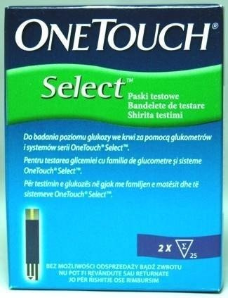 One Touch Select test pask. x 50 szt | APTEKA \ APTECZKA \ TESTY ...