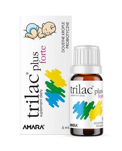 Trilac plus forte krople, 5 ml | aptekacurate.pl