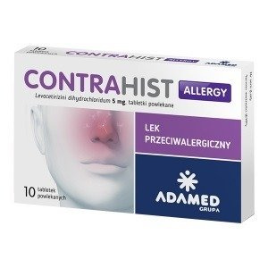 Contrahist Allergy 5mg,10 tabletek | ALERGIA \ ALERGIA/ KATAR SIENNY ...