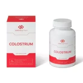 Colostrum Genactiv 200mg, 120 kapsułek | aptekacurate.pl