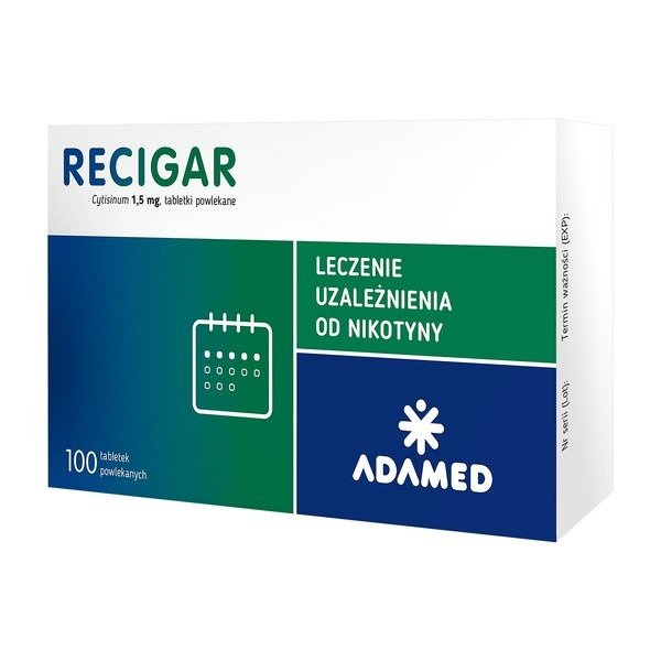 Recigar 1,5 mg, 100 tabletki powlekane | APTEKA \ LEKI I SUPLEMENTY ...