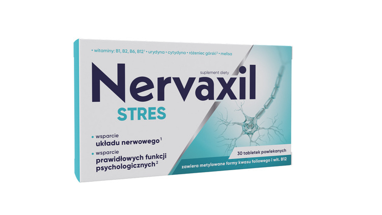 Nervaxil Stres tabletki powlekane 30 sztuk Opis – Nervaxil Stres ...