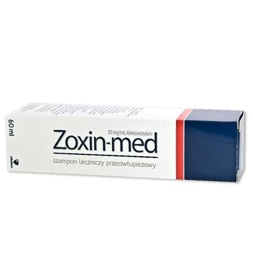 Zoxin-med szampon leczniczy 0,02g/ml 60ml | APTEKA \ LEKI I SUPLEMENTY ...