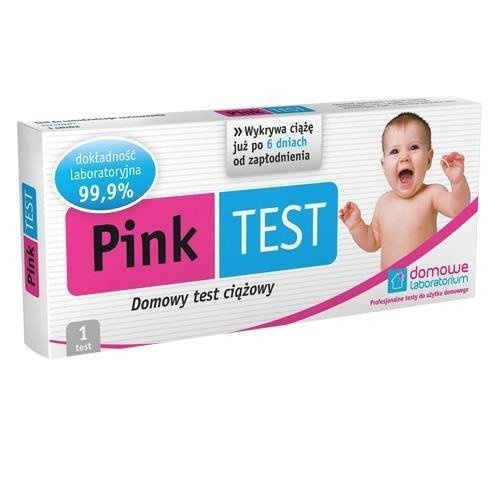 Test ciążowy PINK-TEST płytkowy 1 szt. | APTEKA \ APTECZKA \ TESTY ...