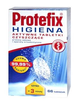 Protefix tabletki do czyszczenia protez, 1 opakowanie | aptekacurate.pl