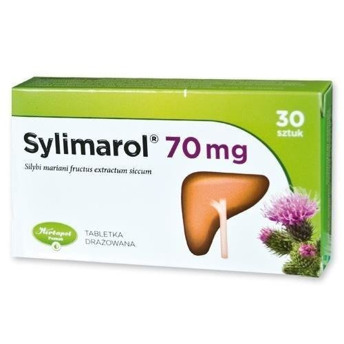 Sylimarol 70 mg, 30 tabletek | aptekacurate.pl