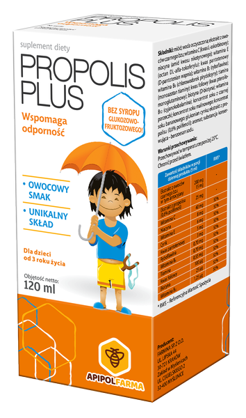 Propolis Plus płyn 120 ml | aptekacurate.pl