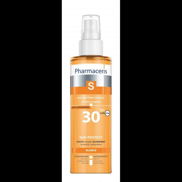 Pharmaceris S Olejek do opalania SPF 30, 200ml | aptekacurate.pl