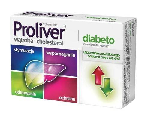 Proliver Diabeto tabletki 30 tabl. | aptekacurate.pl