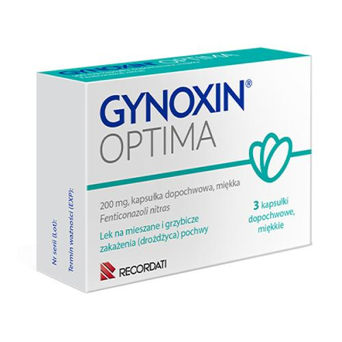 Gynoxin Optima 200mg, 3 tabl. dopochwowe | aptekacurate.pl