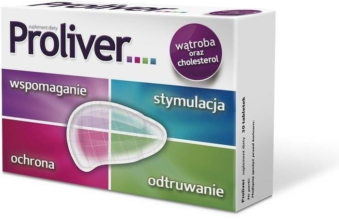 Proliver, 30 tabletek | APTEKA \ LEKI I SUPLEMENTY \ UKŁAD POKARMOWY ...