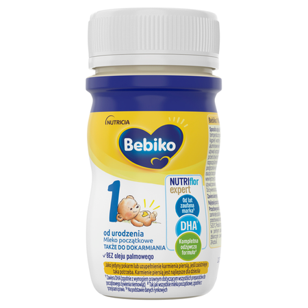 Bebiko 1, mleko początkowe od urodzenia, 90 ml | aptekacurate.pl