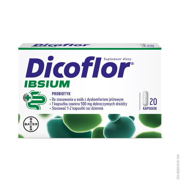 Dicoflor Ibsium 20 kapsułek | APTEKA \ LEKI I SUPLEMENTY \ UKŁAD ...