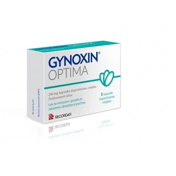 Gynoxin Optima 200 mg 3 kapsułki dopochwowe | aptekacurate.pl