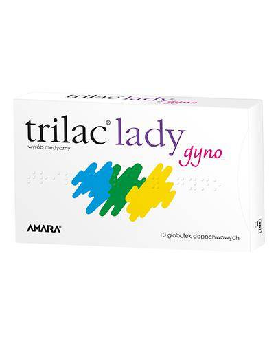 Trilac® lady gyno globulki dopochwowe, 10 globulek | aptekacurte.pl