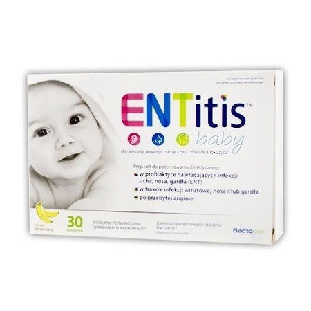 ENTitis Baby proszek smak bananowy 30sasz. | MAMA I DZIECKO \ ZDROWIE ...