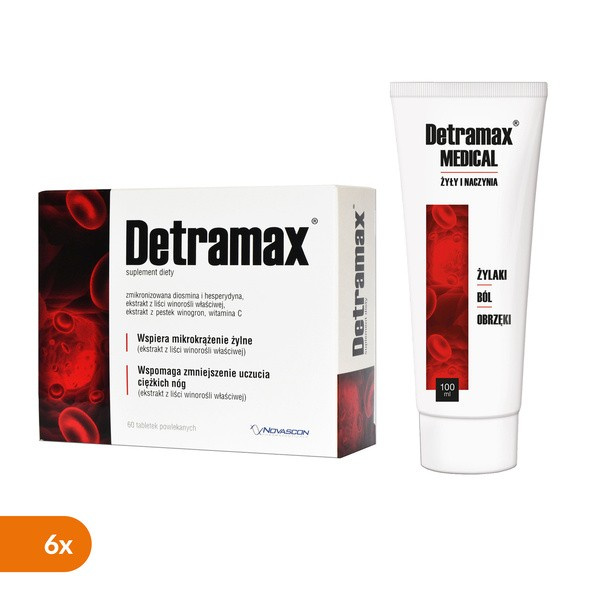 Detramax 60 tabletek + żel 75g, | APTEKA \ LEKI I SUPLEMENTY ...