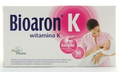 Bioaron Witamina K x 30 kaps. | APTEKA \ LEKI I SUPLEMENTY \ ODPORNOŚĆ: WITAMINY I MINERAŁY ...