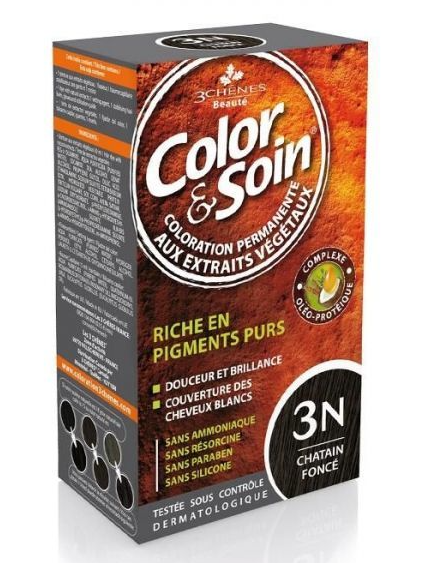 COLOR & SOIN Farba do włosów 3N, 135 ml | aptekacurate.pl