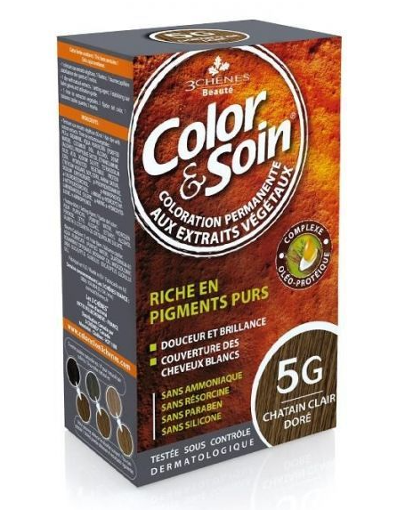 COLOR & SOIN Farba do włosów 5G, 135 ml | aptekacurate.pl