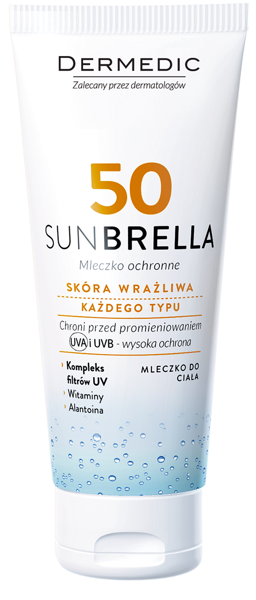 DERMEDIC SUNBRELLA Mleczko SPF50 100g | PIELĘGNACJA \ PIELĘGNACJA CIAŁA ...