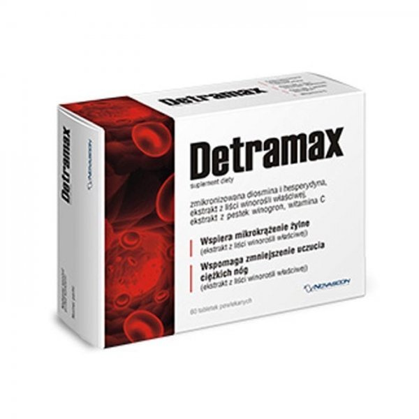 Detramax 600 mg, 60 tabletek | aptekacurate.pl