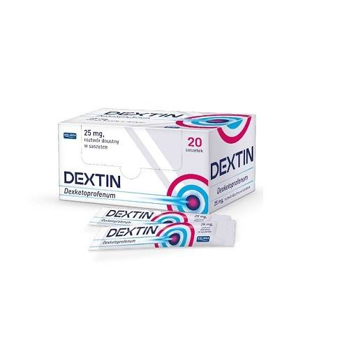 Dextin roztw.doust. 25mg 20 sasz.a 10ml | aptekacurate.pl
