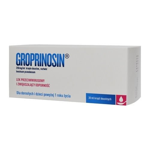 Groprinosin krople doustne 250mg/ml 30ml | PRZEZIĘBIENIE \ INFEKCJE ...