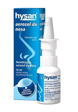 Hysan Aerozol do nosa, 10 ml | aptekacurate.pl
