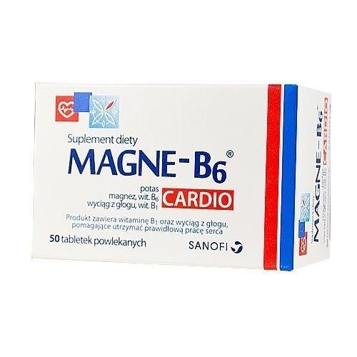 Magne B6 Cardio, 50 tabletki powlekane | APTEKA \ LEKI I SUPLEMENTY ...
