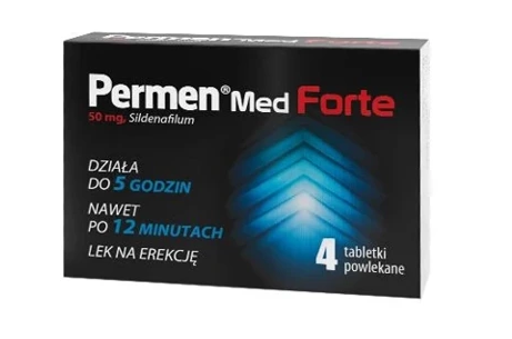 Permen Med Forte tabletki powlekane 50 mg, 4 tabletki | aptekacurate.pl