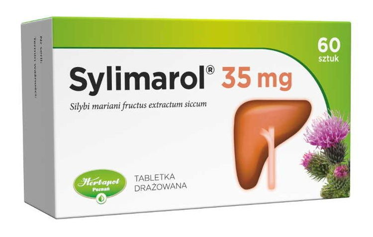 Sylimarol 35mg, 60 tabletek drażowanych | aptekacurate.pl