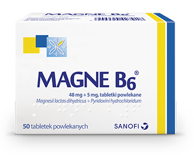 Magne-B6, 50 tabletek powlekanych | aptekacurate.pl